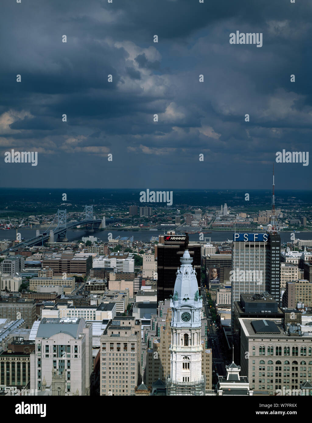 Aerial view of Philadelphia, Pennsylvania Stock Photo - Alamy