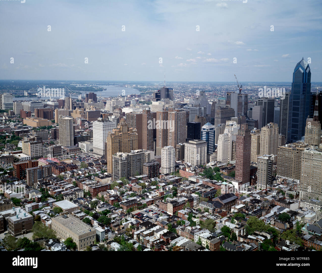 Aerial view of Philadelphia, Pennsylvania Stock Photo - Alamy