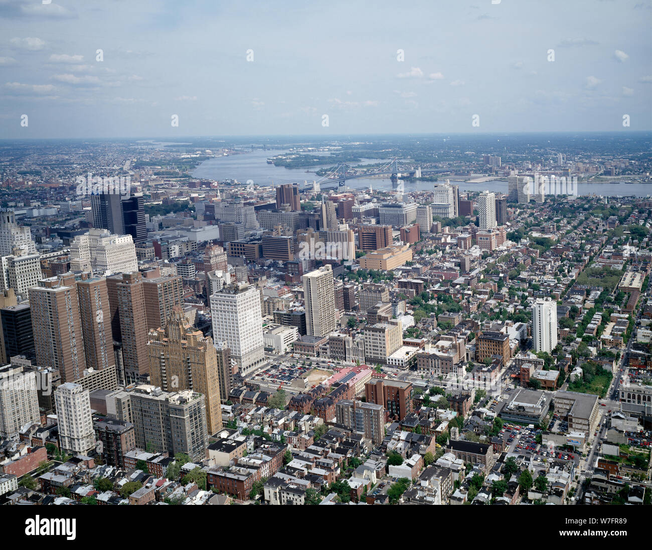 Aerial view of Philadelphia, Pennsylvania Stock Photo - Alamy