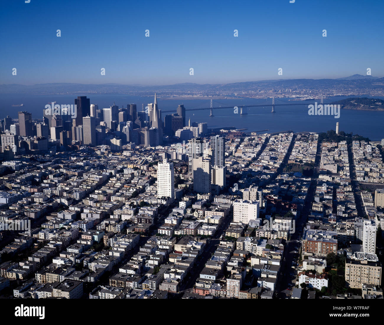 Aerial view of San Francisco, California Stock Photo - Alamy