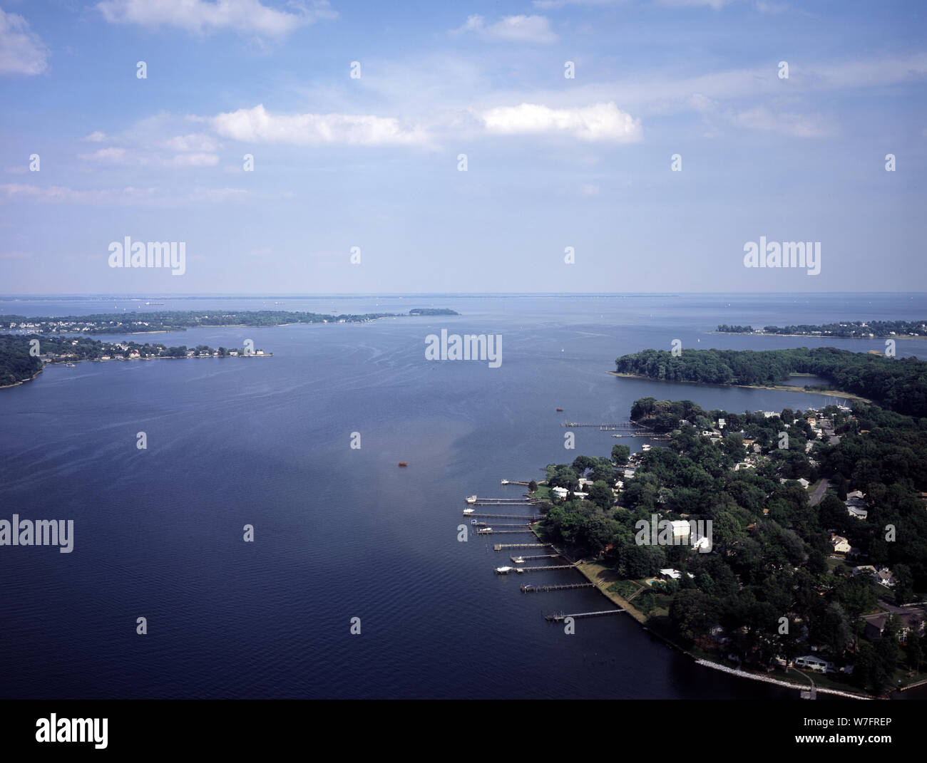 Chesapeake bay aerial view hi-res stock photography and images - Alamy