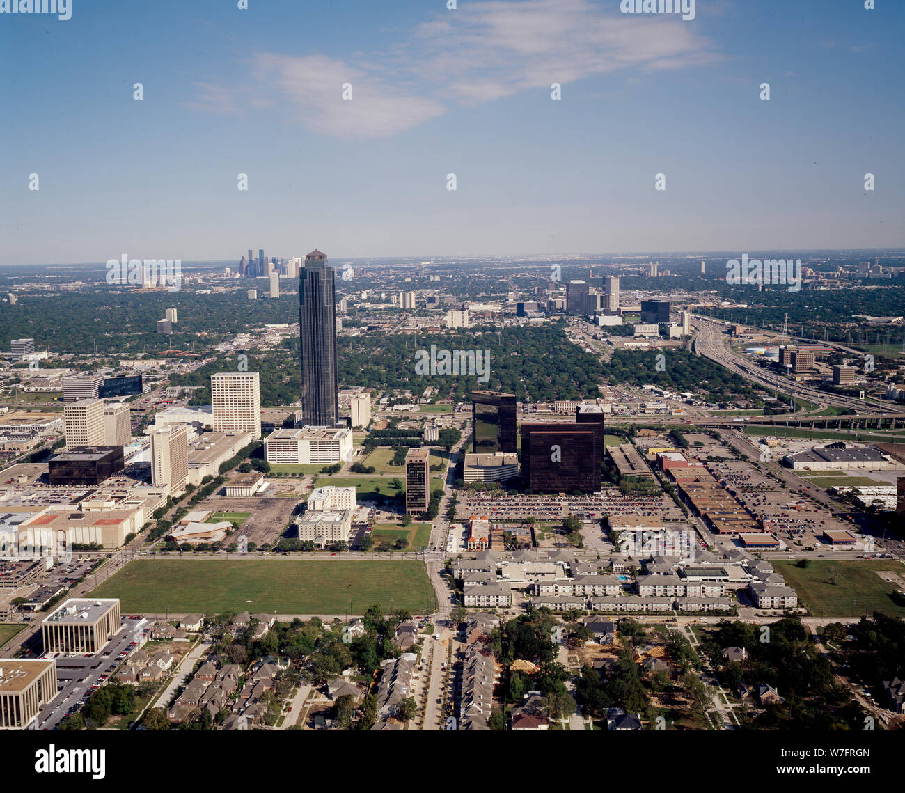 Aerial view of Transco Tower (Williams Tower) by architect Philip ...
