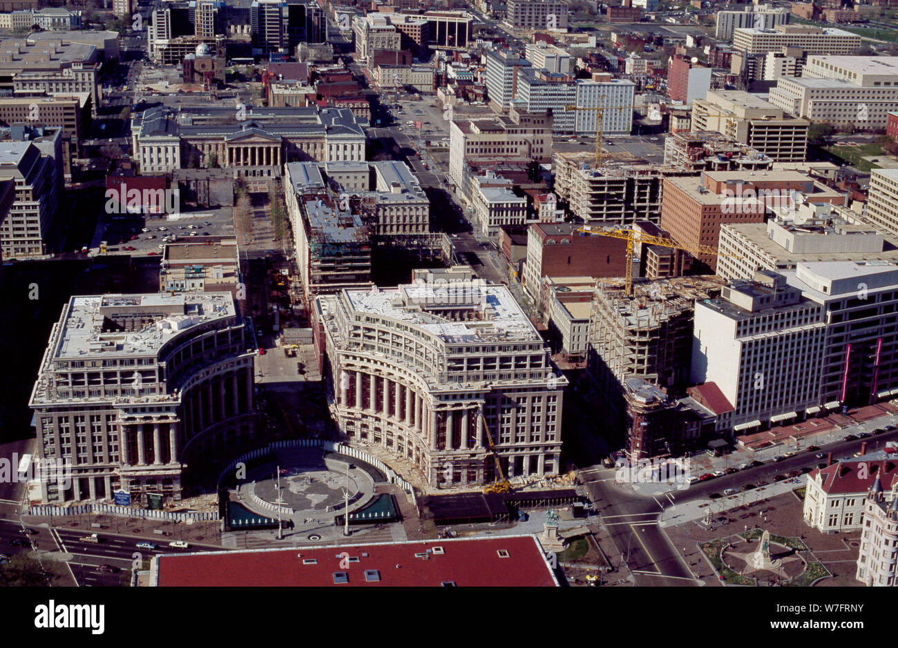 "Aerial of Washington, D.C.; Aerial of Washington, D.C Stock Photo - Alamy