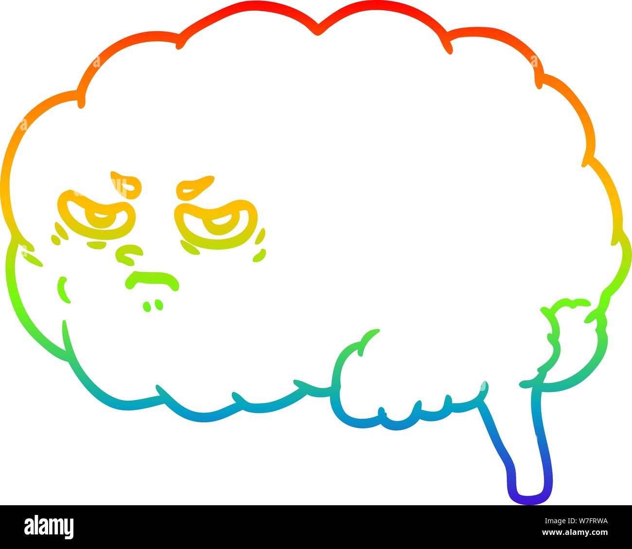 Angry brain Stock Vector Images - Alamy