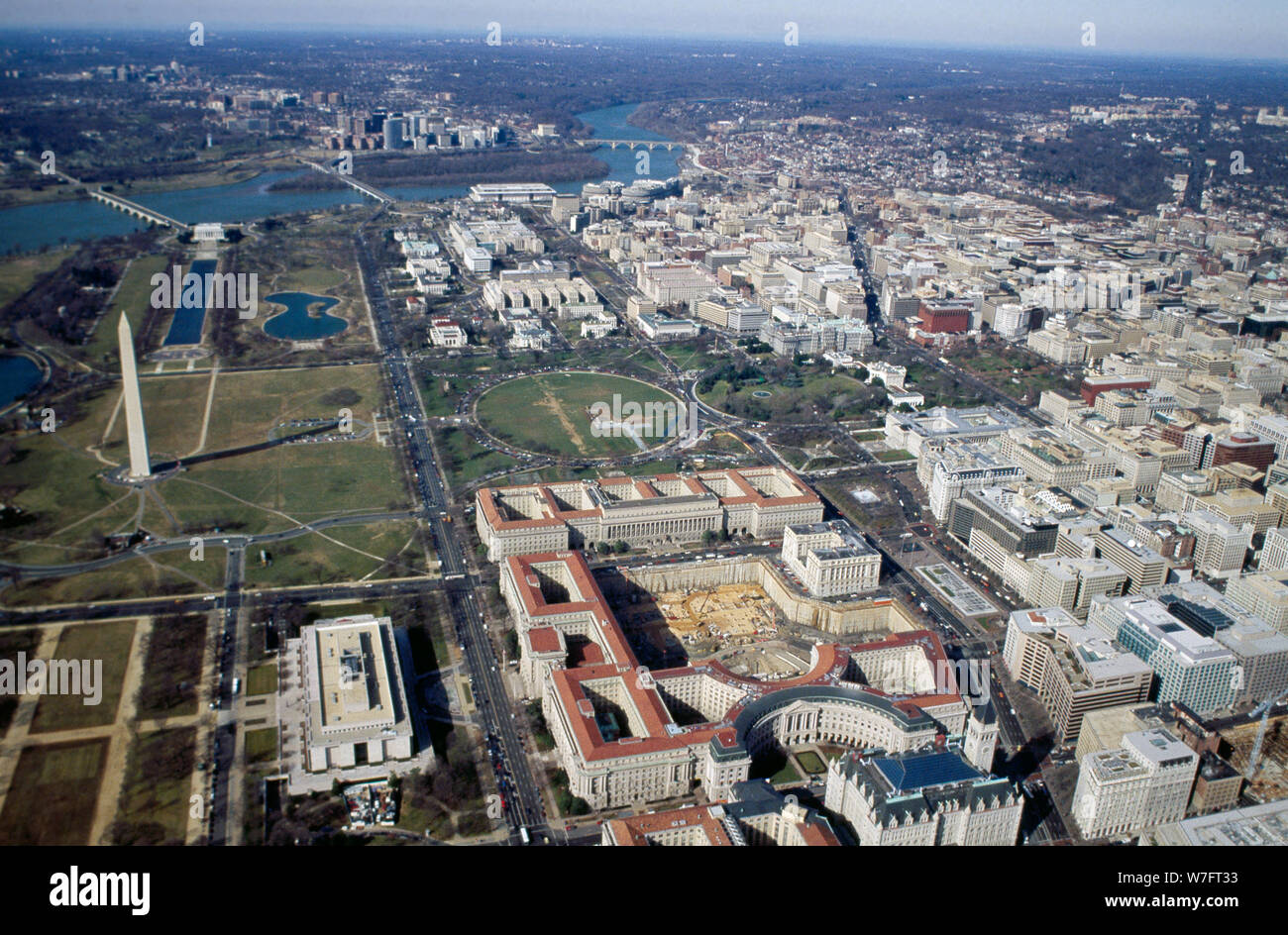 Aerial view of Washington, D.C Stock Photo - Alamy