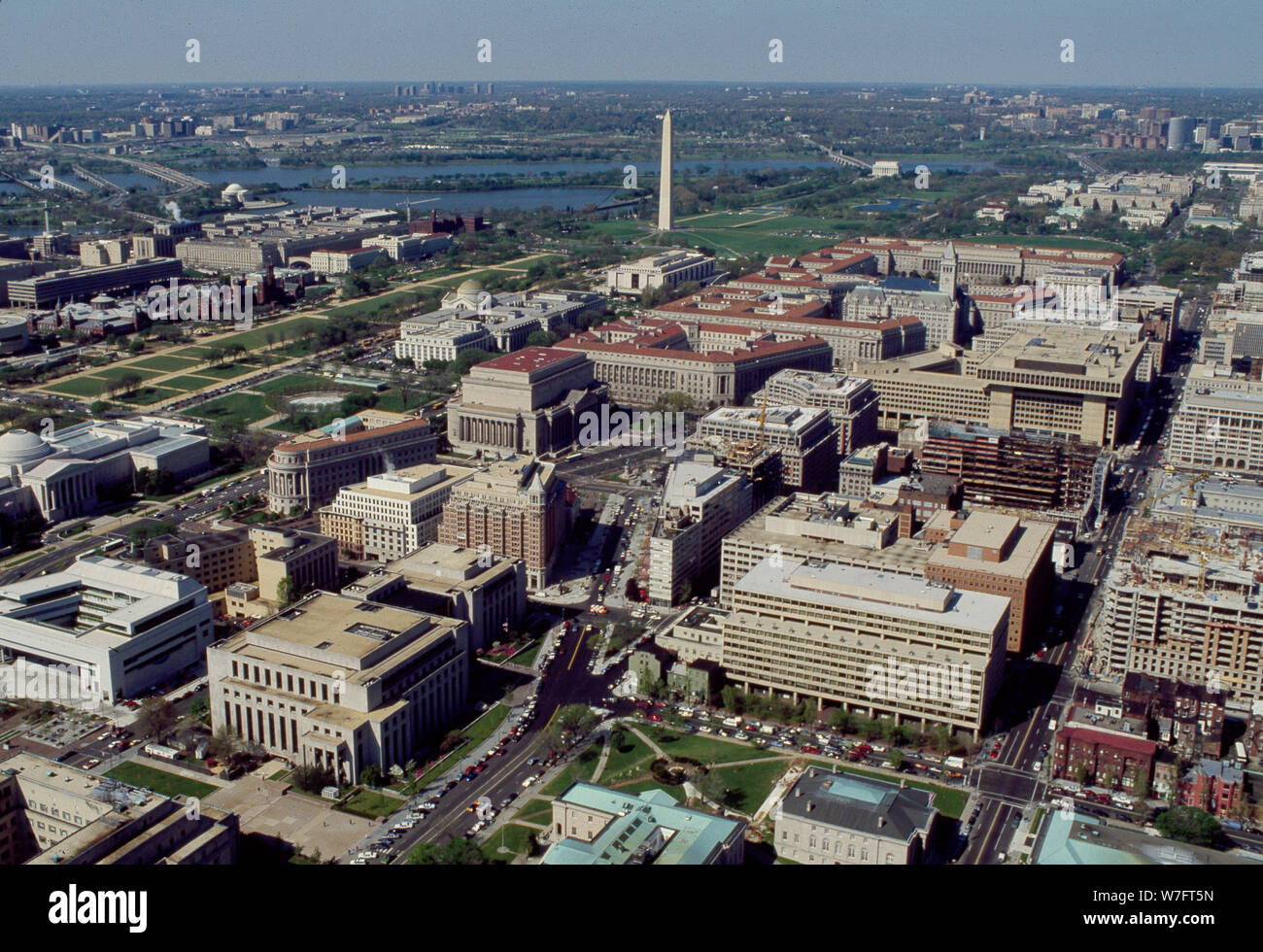 Aerial view of Washington, D.C Stock Photo - Alamy