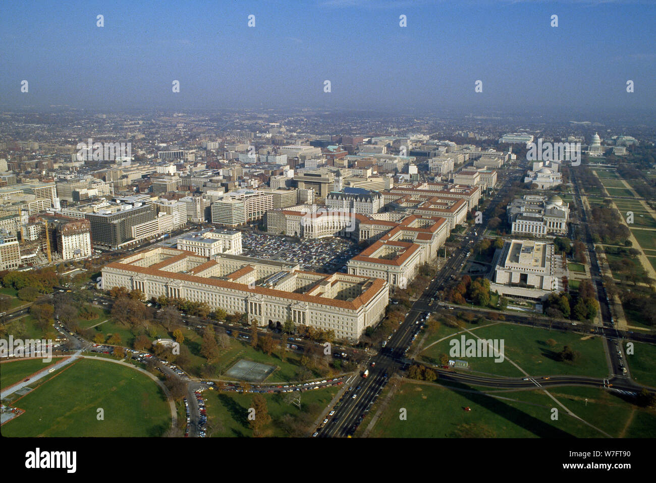 Aerial view of Washington, D.C Stock Photo - Alamy