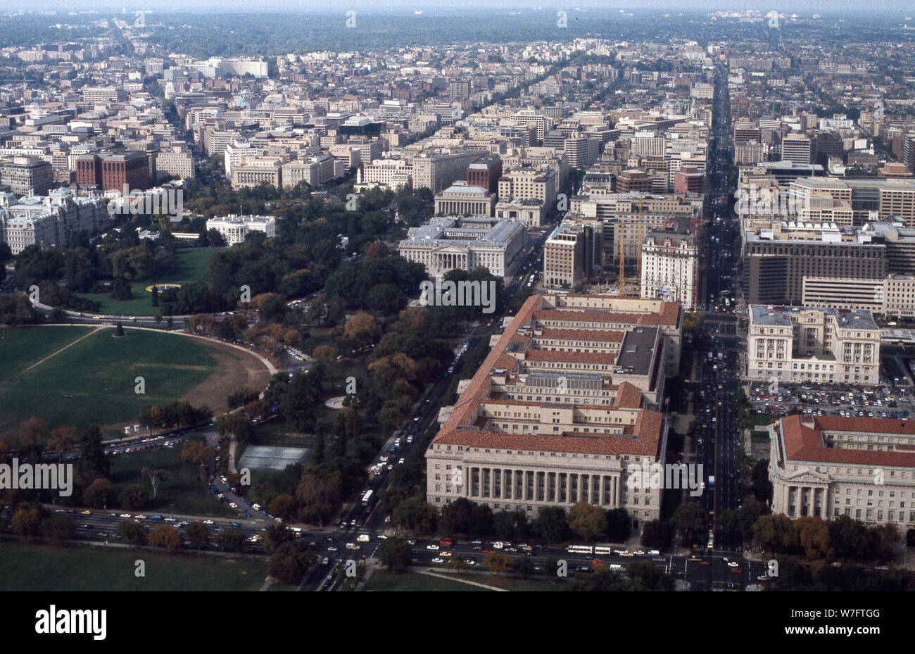 Aerial photograph downtown washington hi-res stock photography and ...