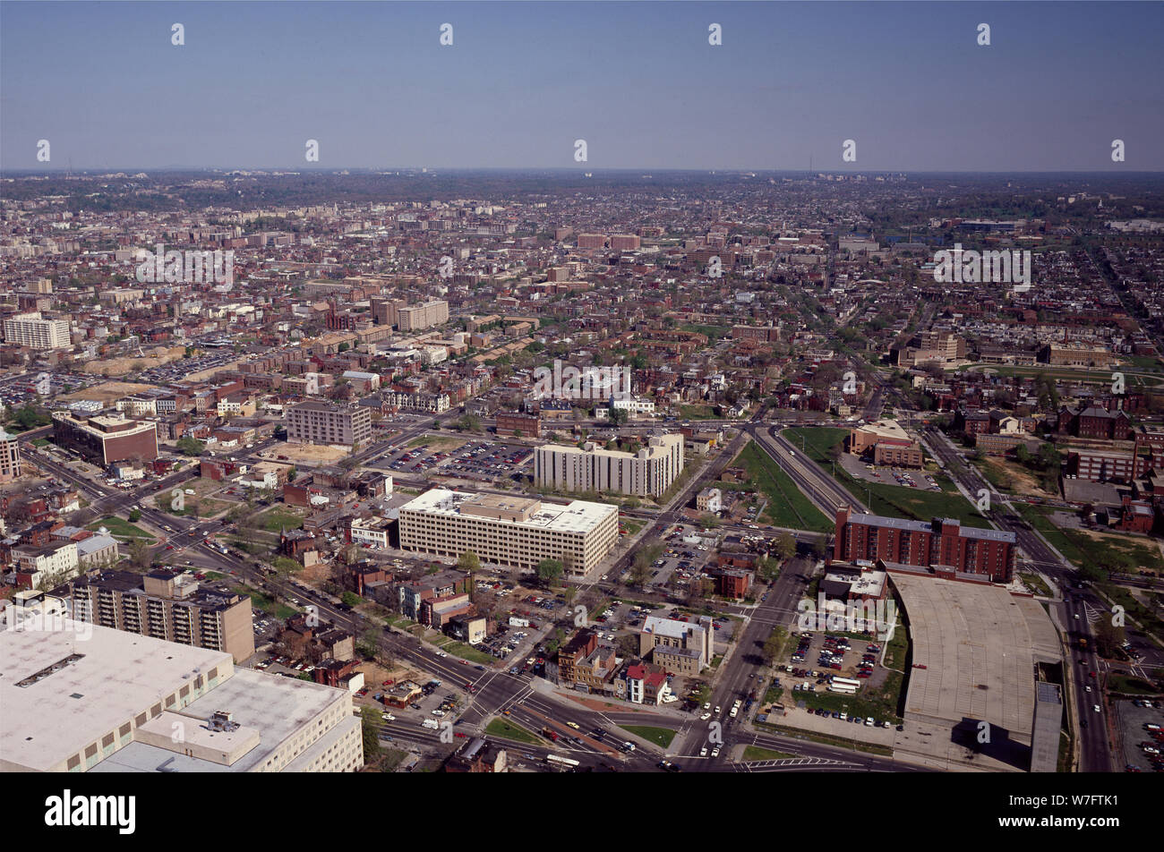 Aerial view of Washington, D.C Stock Photo - Alamy