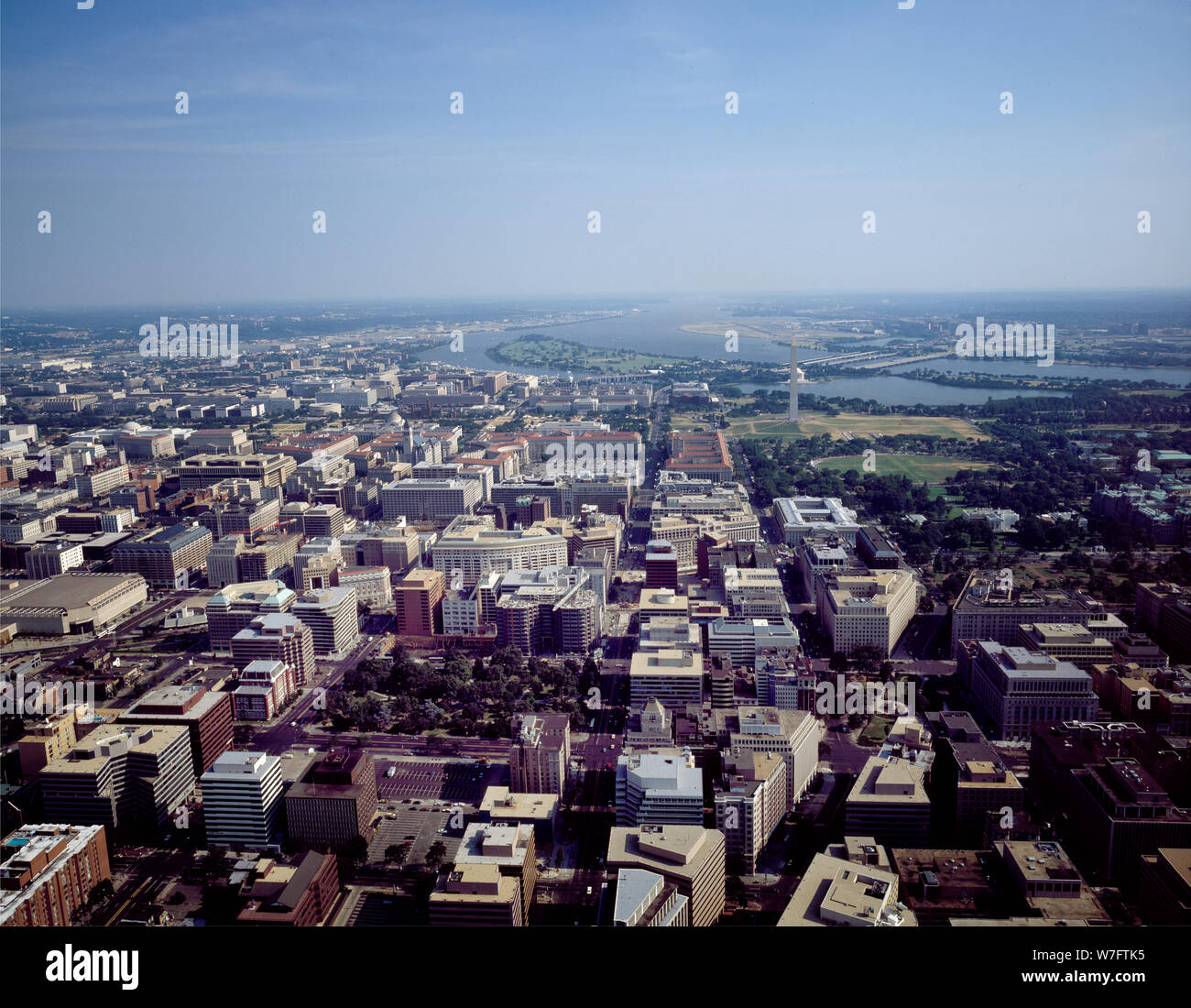 Aerial view of Washington, D.C Stock Photo - Alamy