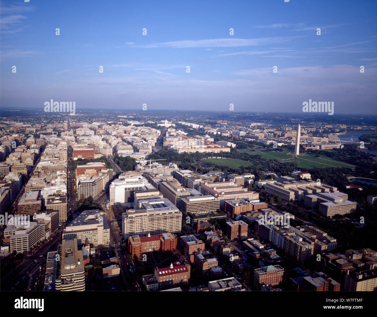 Aerial view of Washington, D.C Stock Photo - Alamy