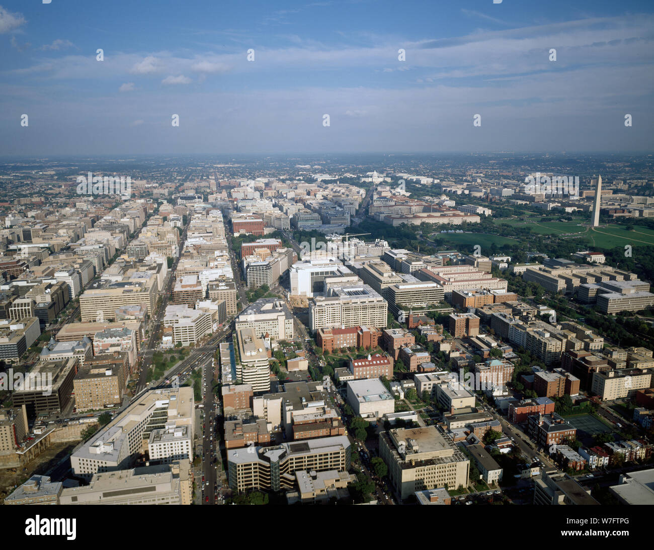 Aerial view of Washington, D.C Stock Photo - Alamy