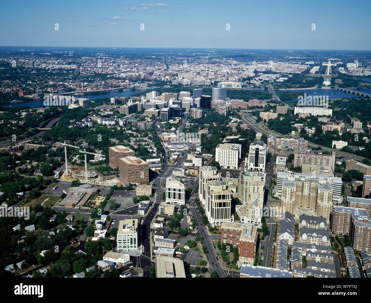 Aerial view of Washington, D.C Stock Photo - Alamy