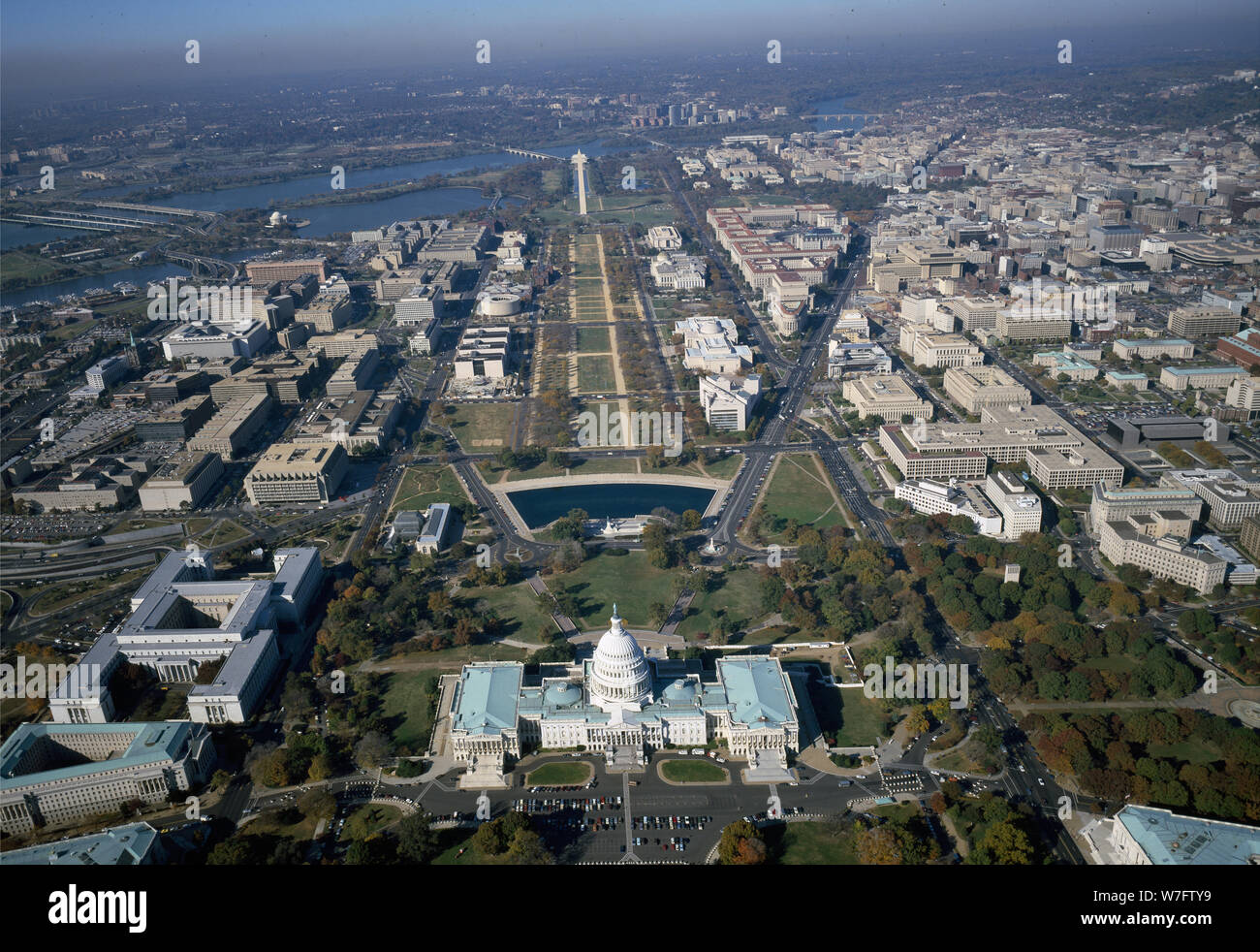 Aerial view of Washington, D.C Stock Photo - Alamy