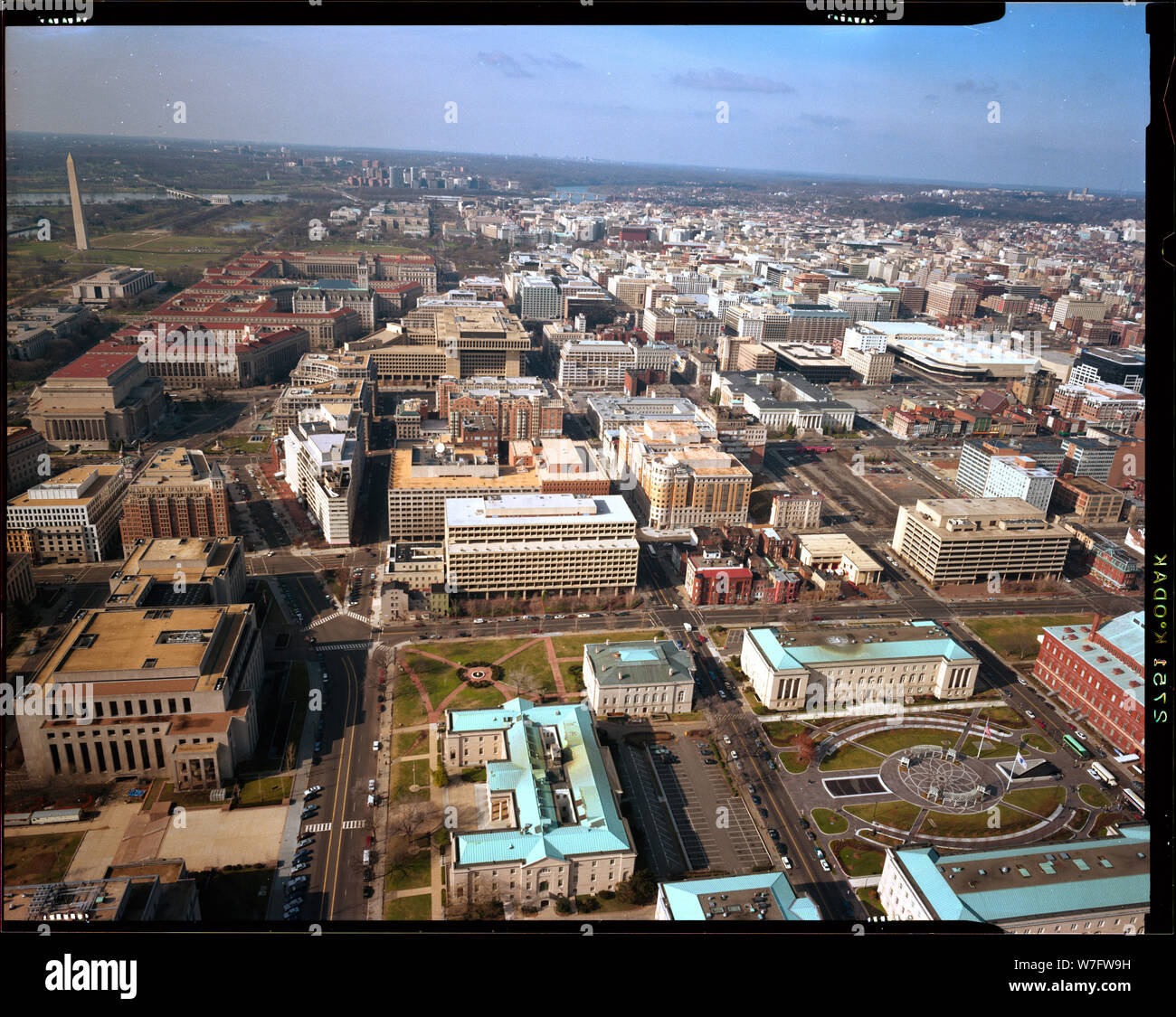 Aerial view of Washington, D.C., looking west Stock Photo - Alamy