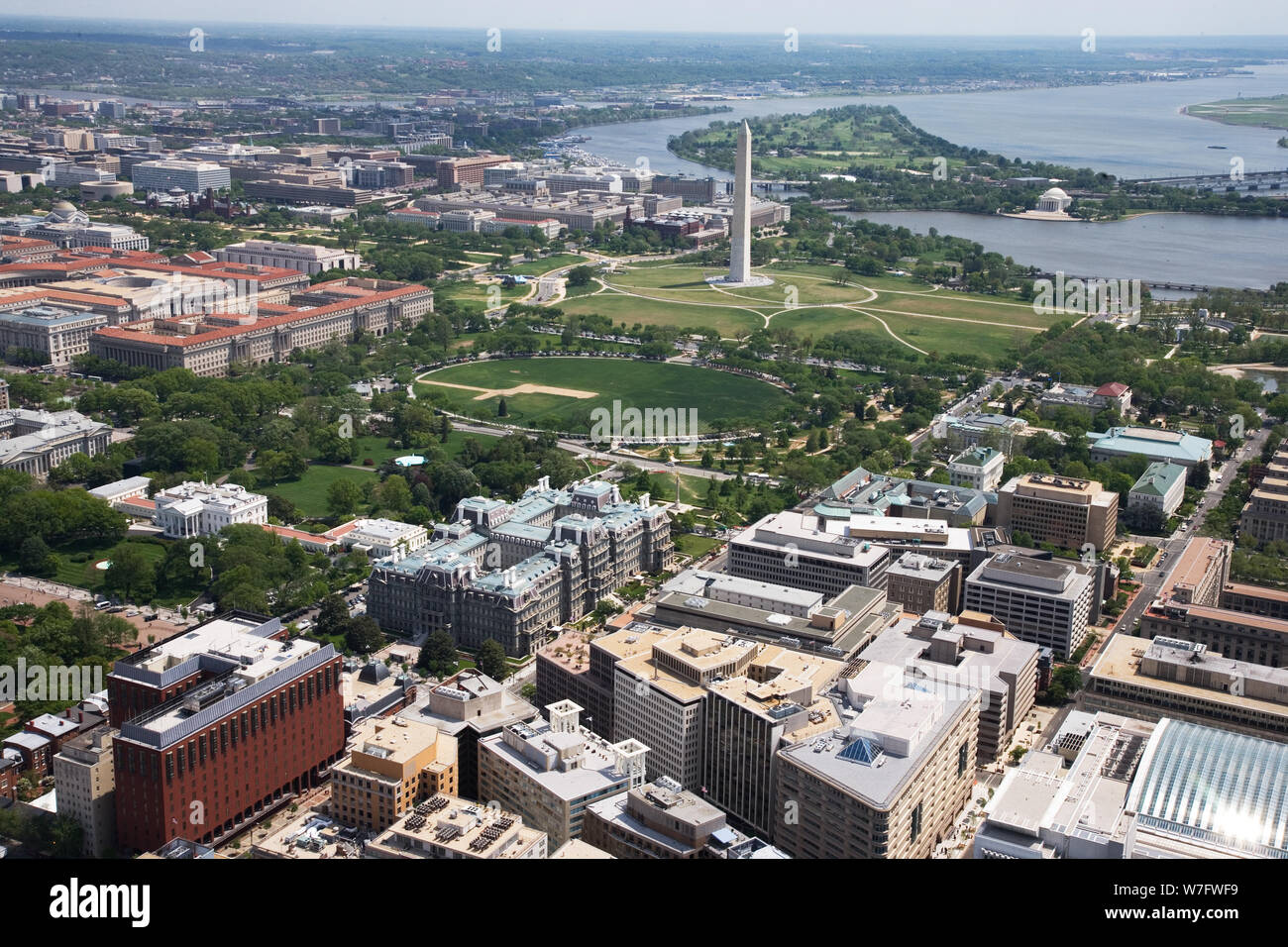 Aerial view of White House, Old Executive Office Building, Washington ... Aerial view of White House, Old Executive Office Building, Washington ...