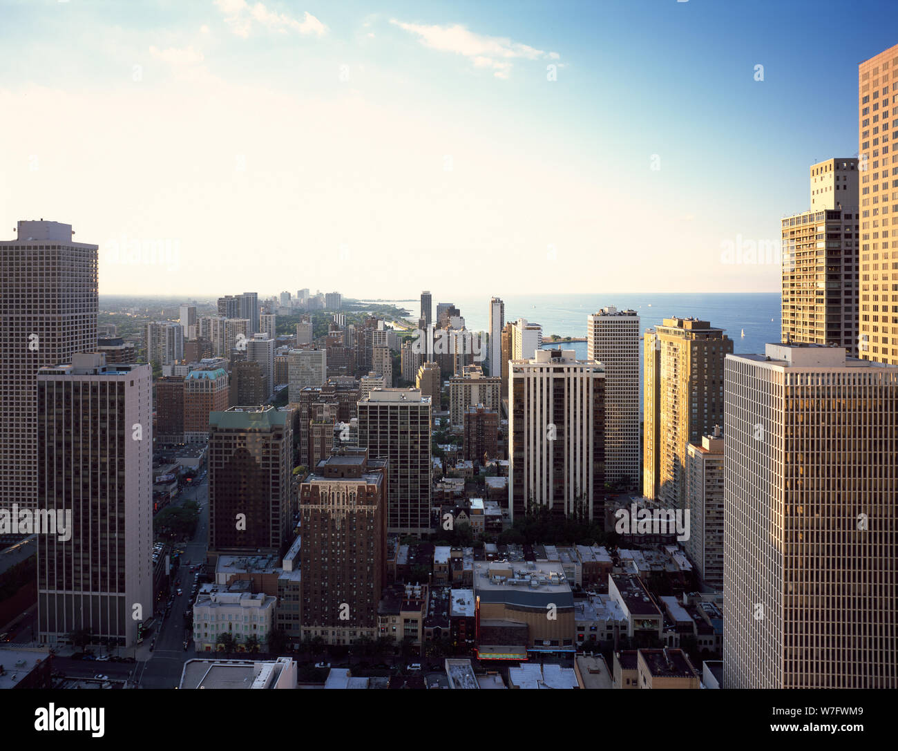 Aerial view of downtown Chicago, Illinois Stock Photo - Alamy