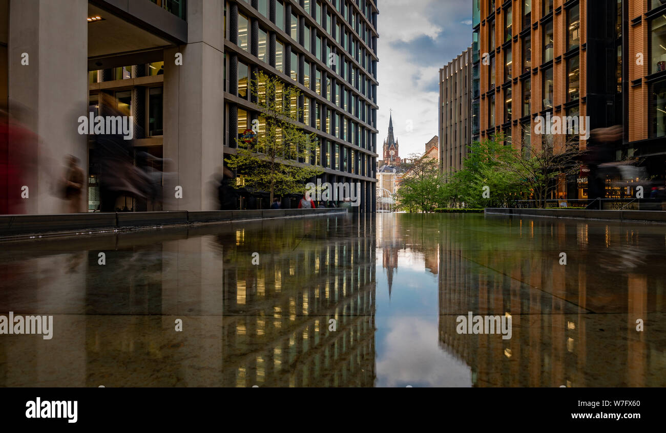 St Pancras Square London Stock Photo - Alamy