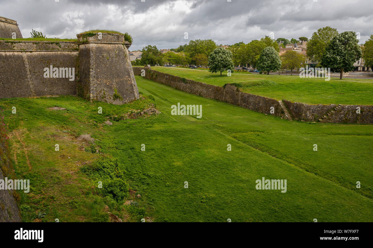 The UNESCO World Heritage site of Blaye citadel built by Vauban and ...