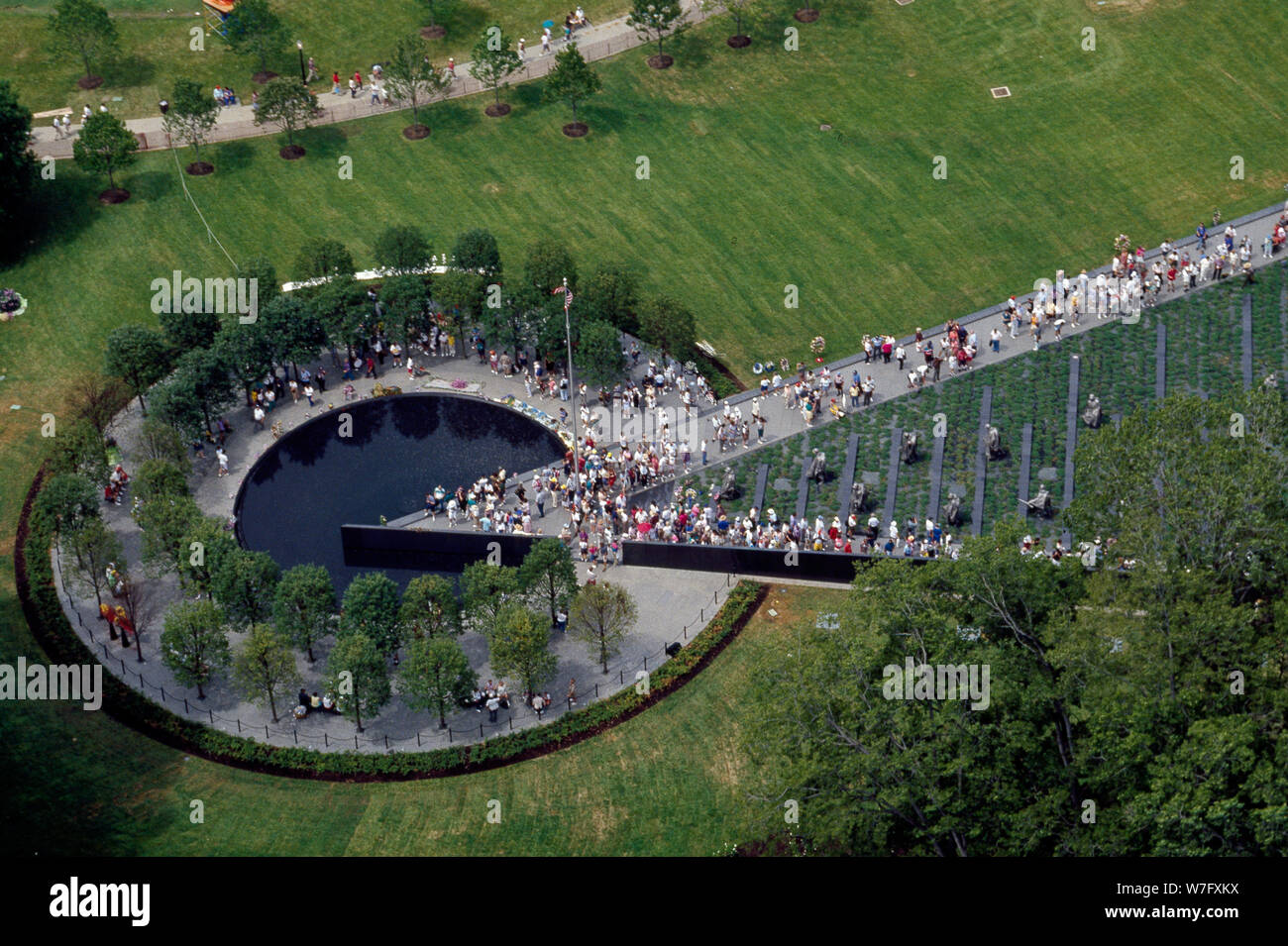 Aerial view korean memorial hi-res stock photography and images - Alamy