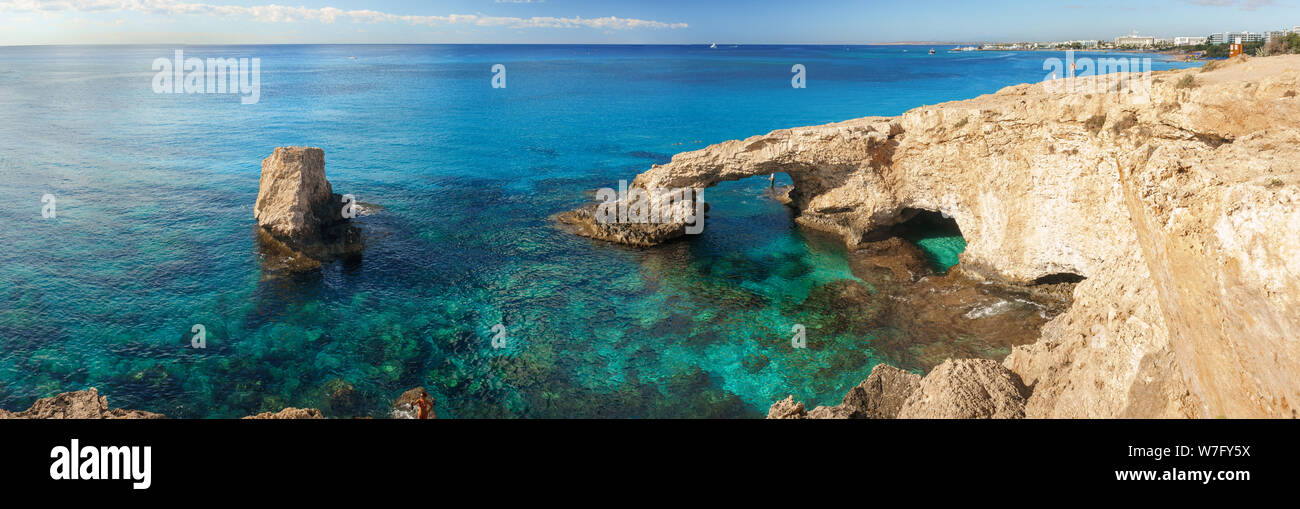 Beautiful natural rock arch near of AyiBeautiful natural rock arch near ...