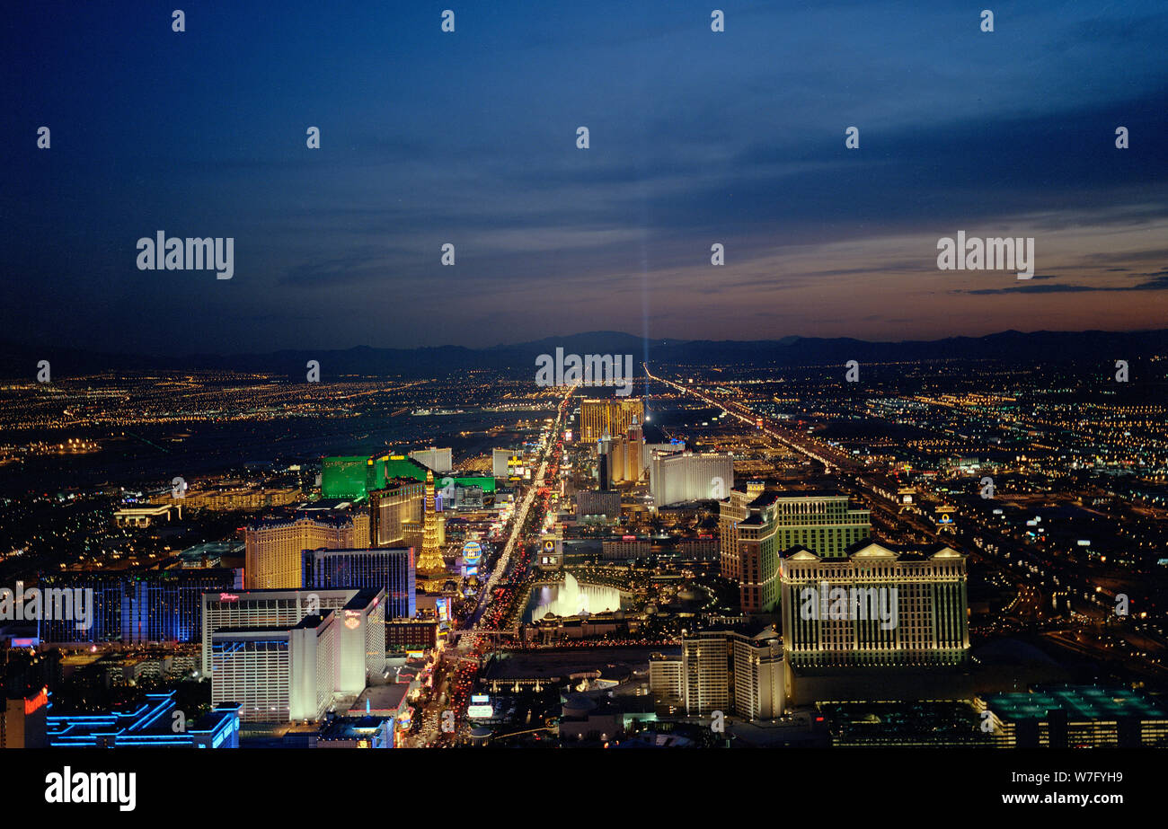 Aerial view of las vegas showing hi-res stock photography and images ...