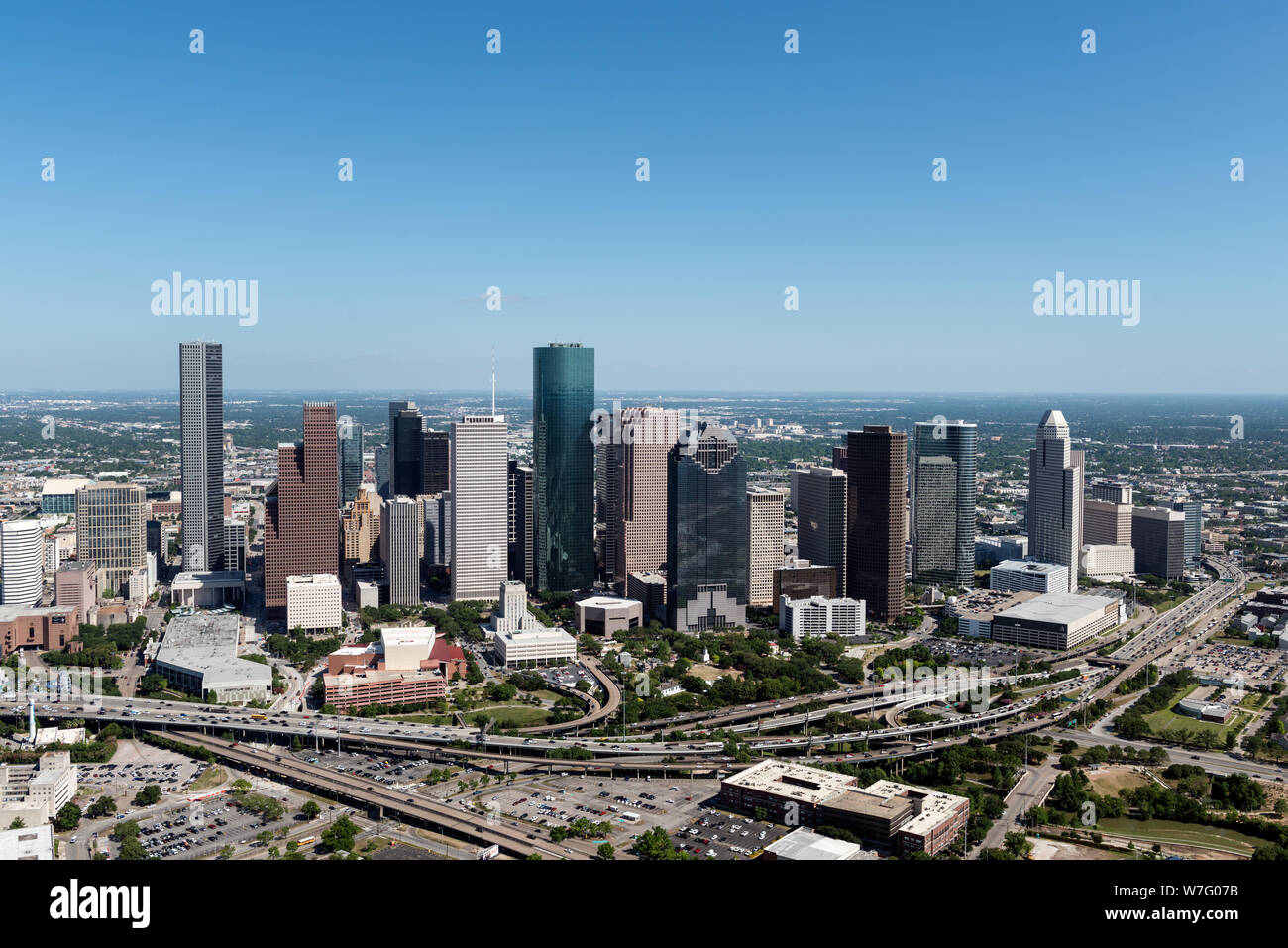 Aerial views of houston hi-res stock photography and images - Alamy