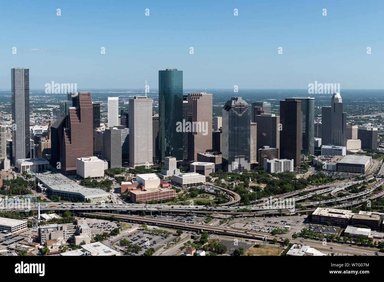 Texas city aerial photograph hi-res stock photography and images - Alamy