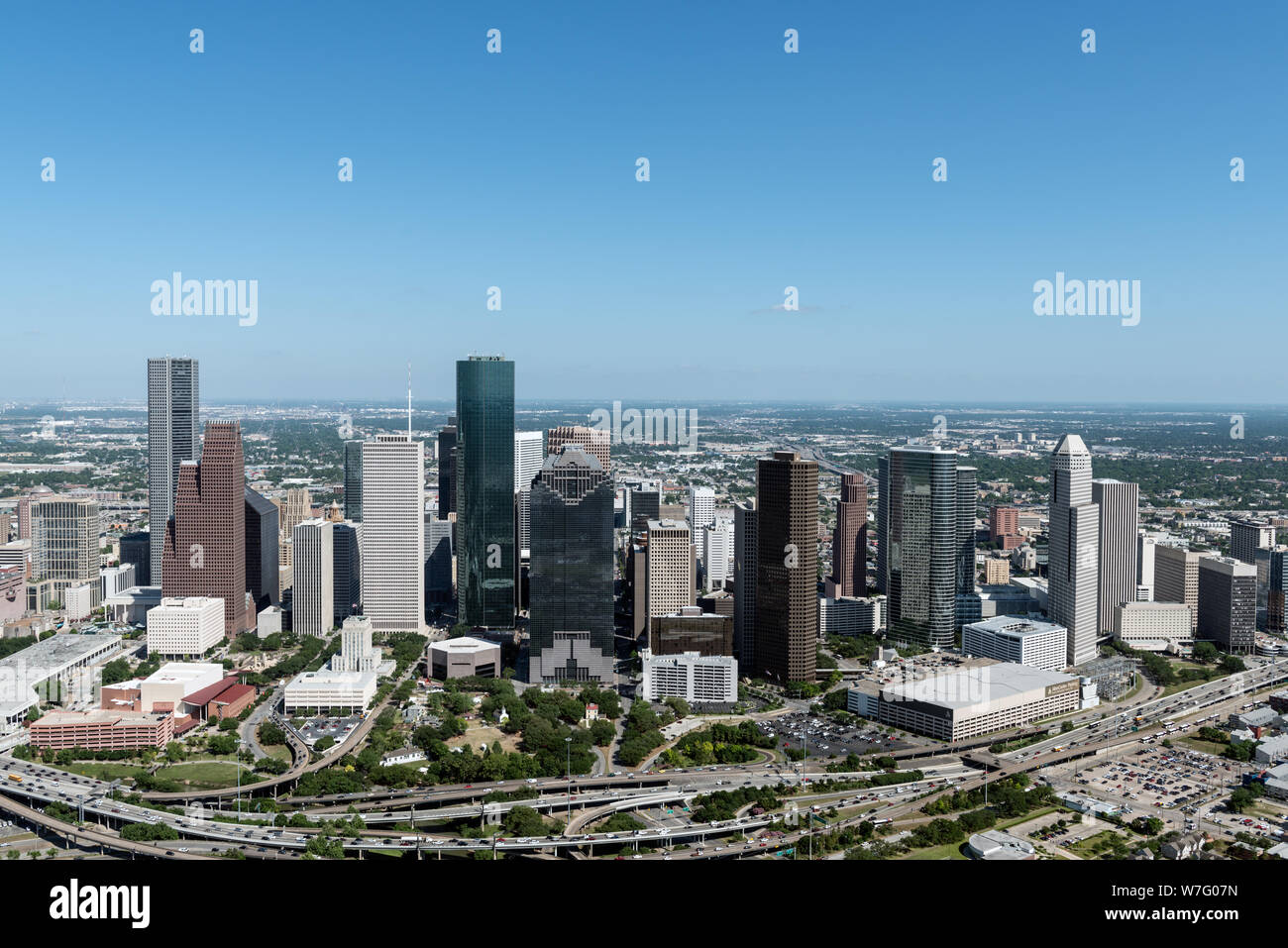 Texas city aerial photograph hi-res stock photography and images - Alamy
