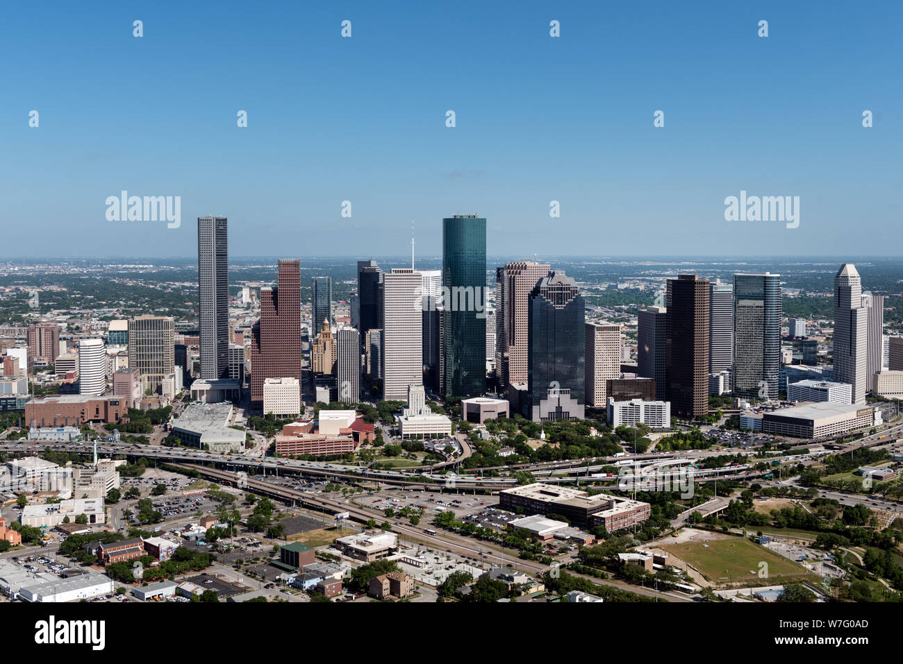 Aerial views of houston hi-res stock photography and images - Alamy