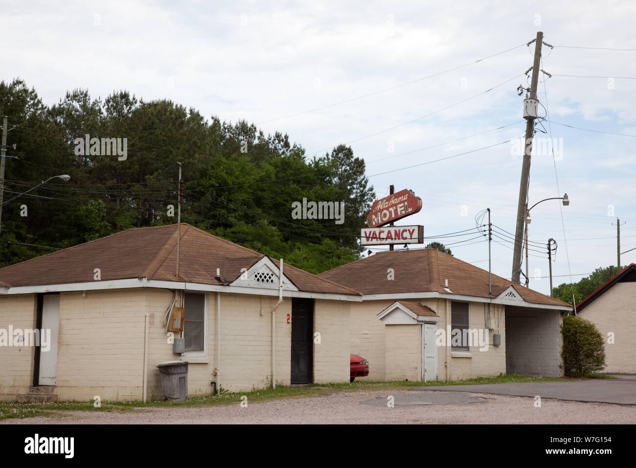 Alabama Motel in rural Alabama Stock Photo - Alamy