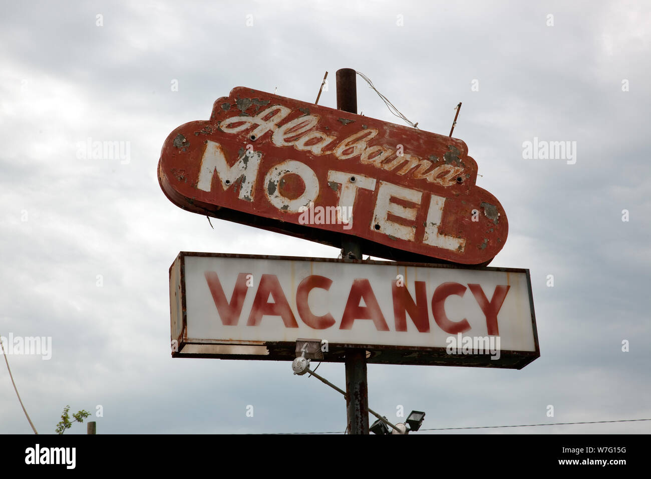 Alabama Motel in rural Alabama Stock Photo - Alamy