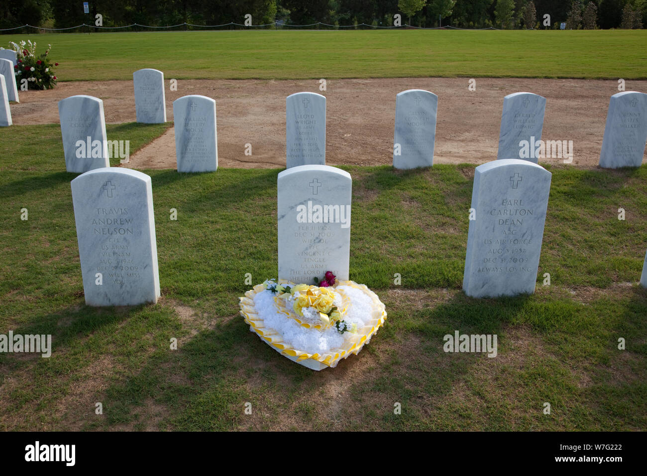 Alabama's National Cemetery Stock Photo - Alamy
