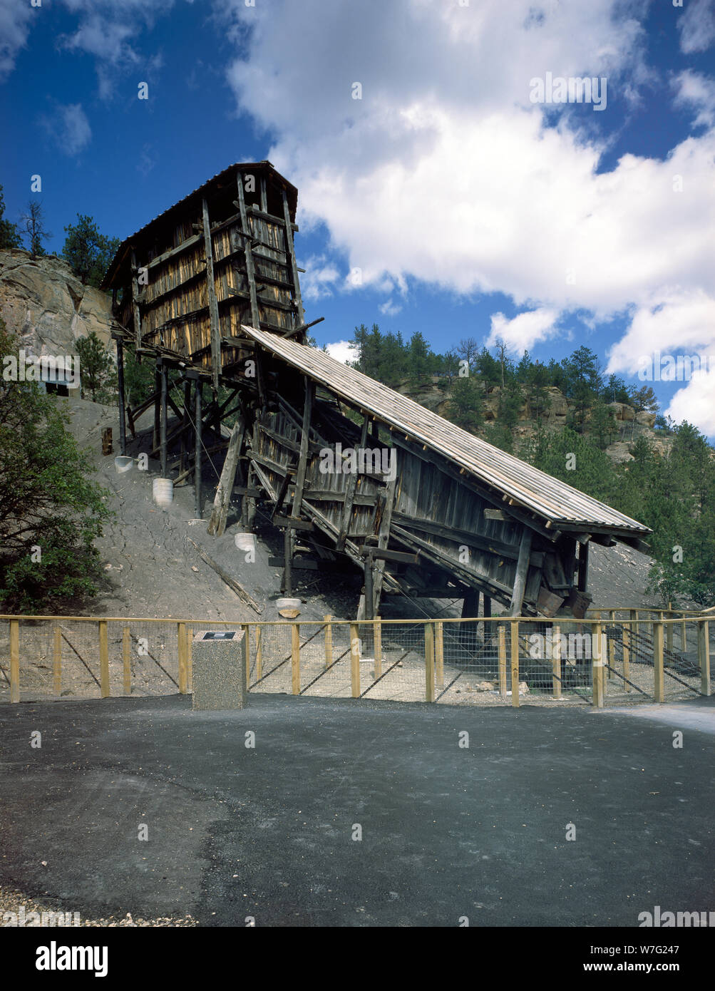 Aladdin mining tipple, Aladdin, Wyoming Stock Photo - Alamy