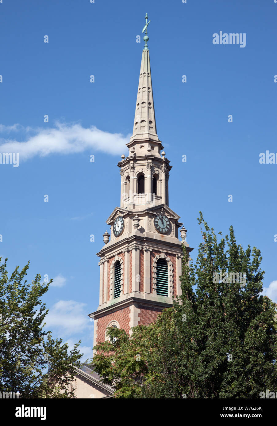 Harvard church building hi-res stock photography and images - Alamy