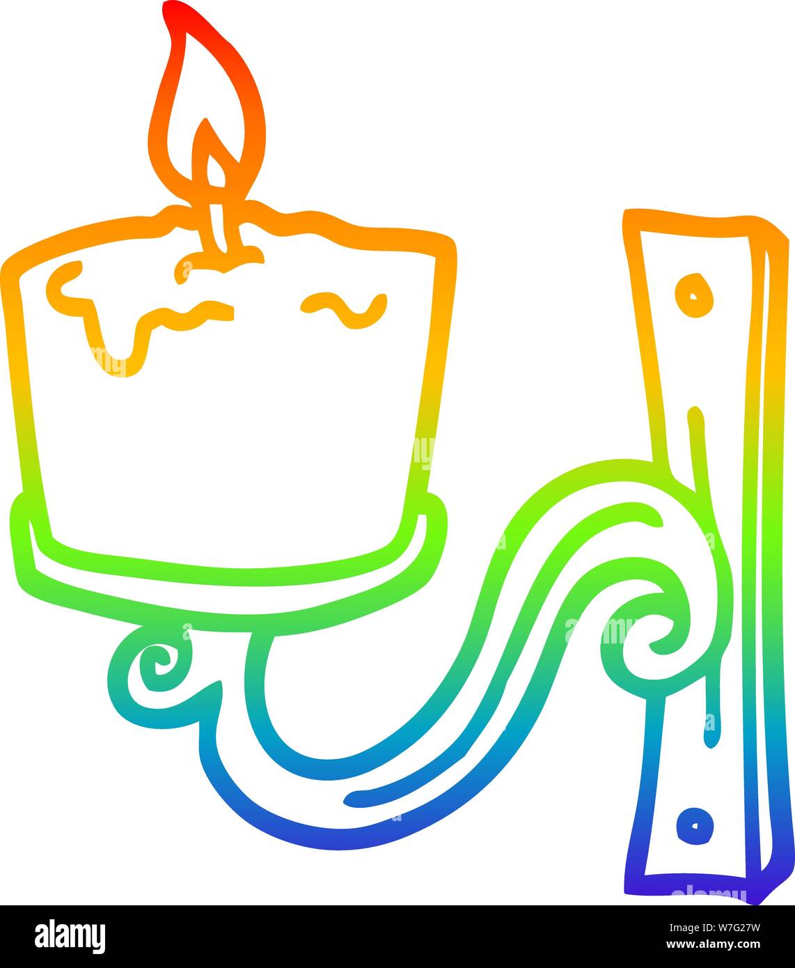 Candlestick holder clipart Stock Vector Images - Alamy