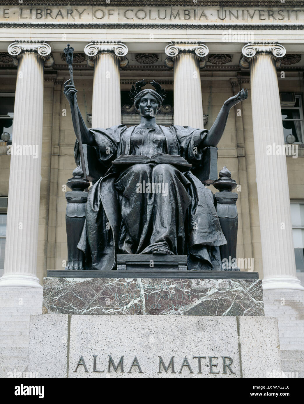 Statue Of Alma Mater Columbia at Sophie Peters blog
