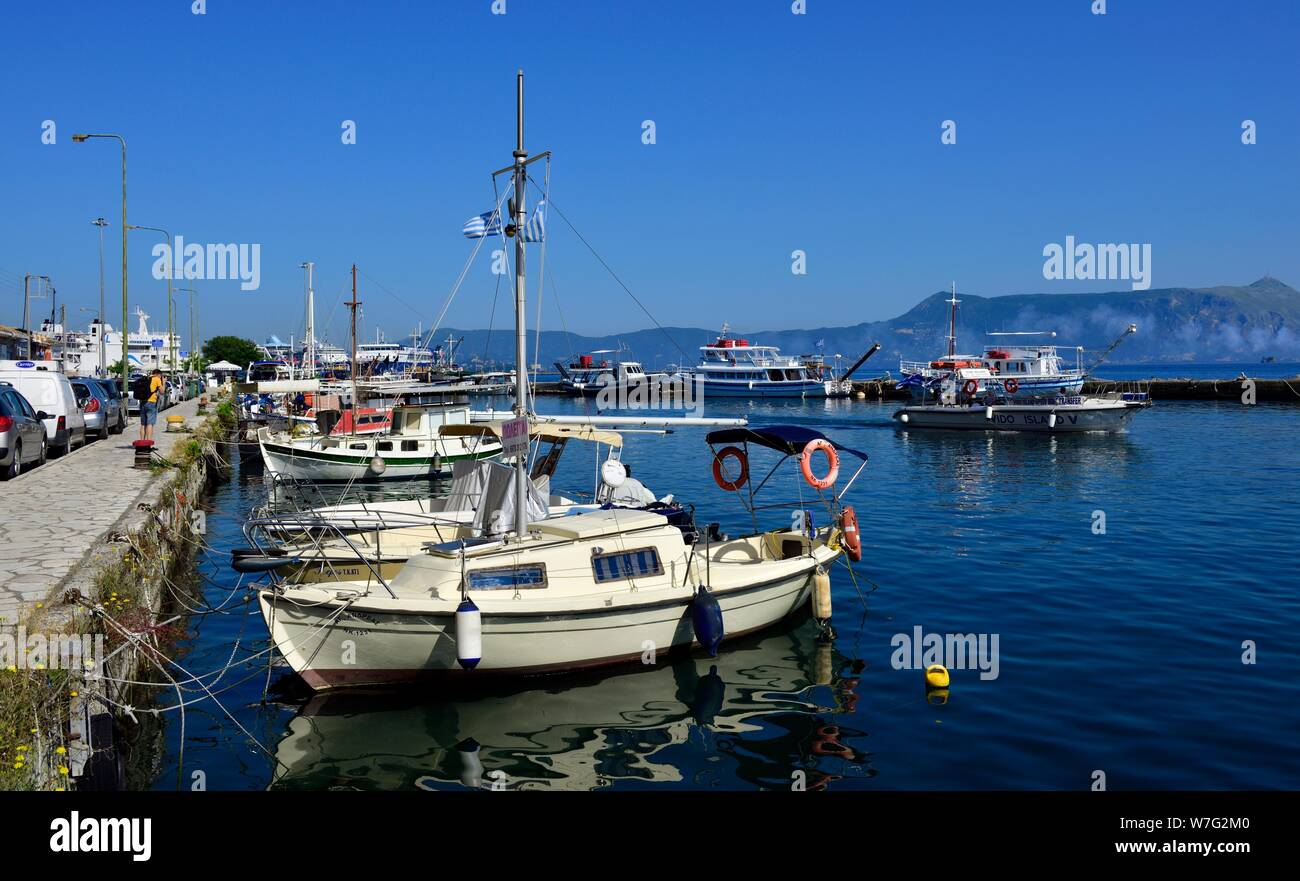 Old port of corfu hi-res stock photography and images - Alamy