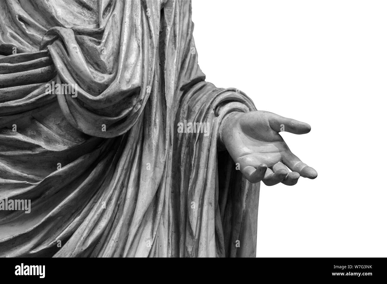 stone statue detail of human hand Stock Photo - Alamy