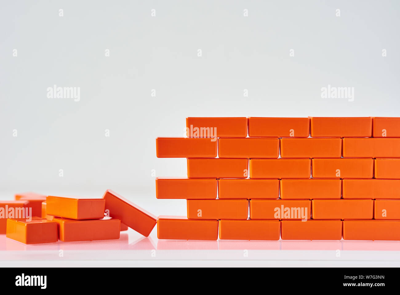 Broken blocks toy hi-res stock photography and images - Alamy