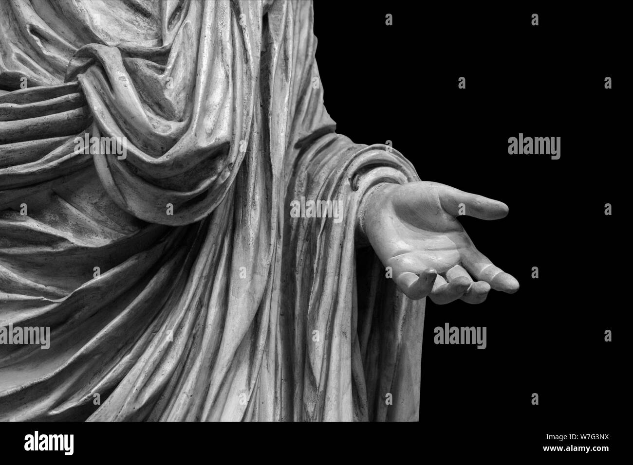 stone statue detail of human hand Stock Photo - Alamy