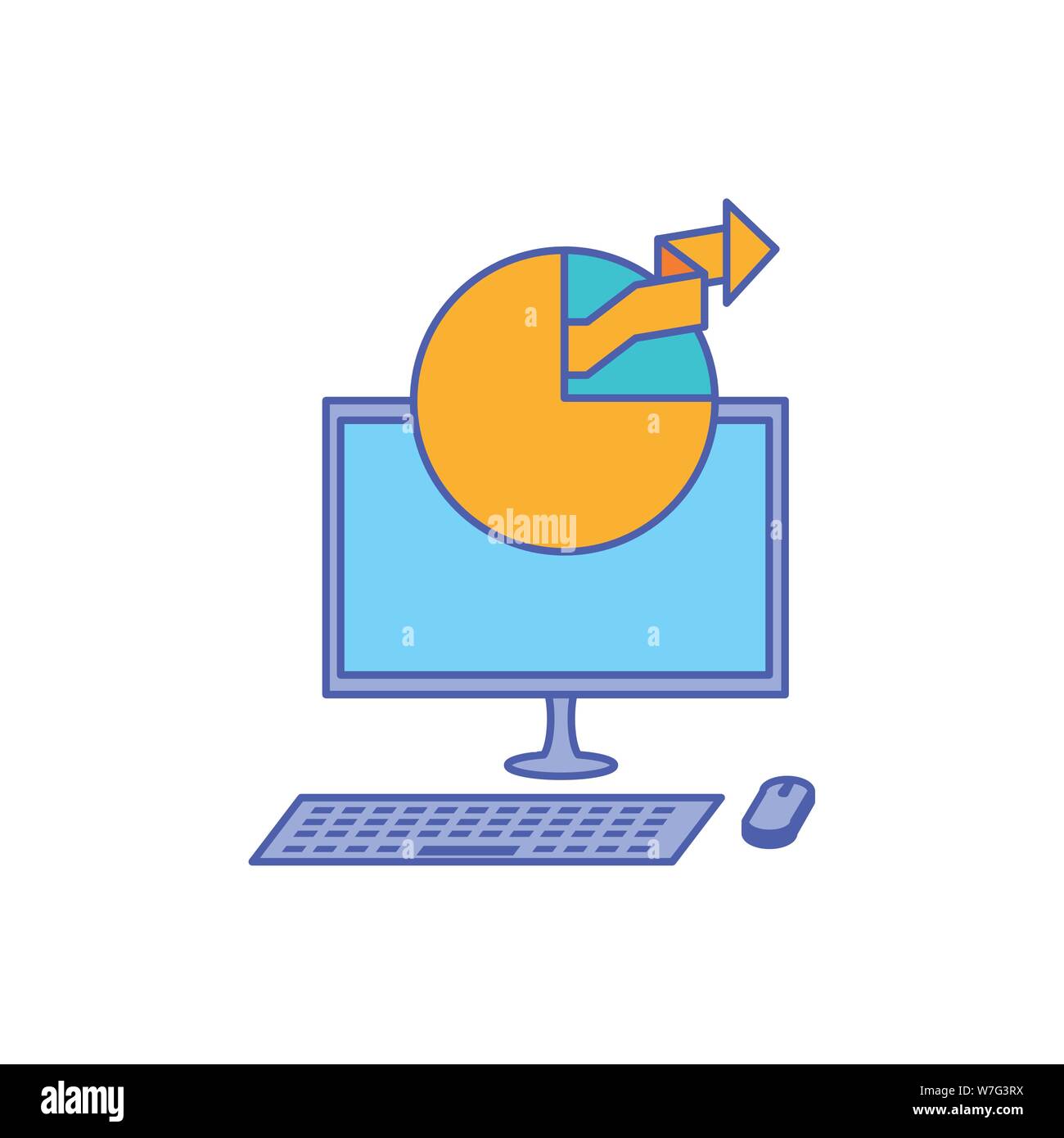 Circular statistical graphic hi-res stock photography and images - Alamy
