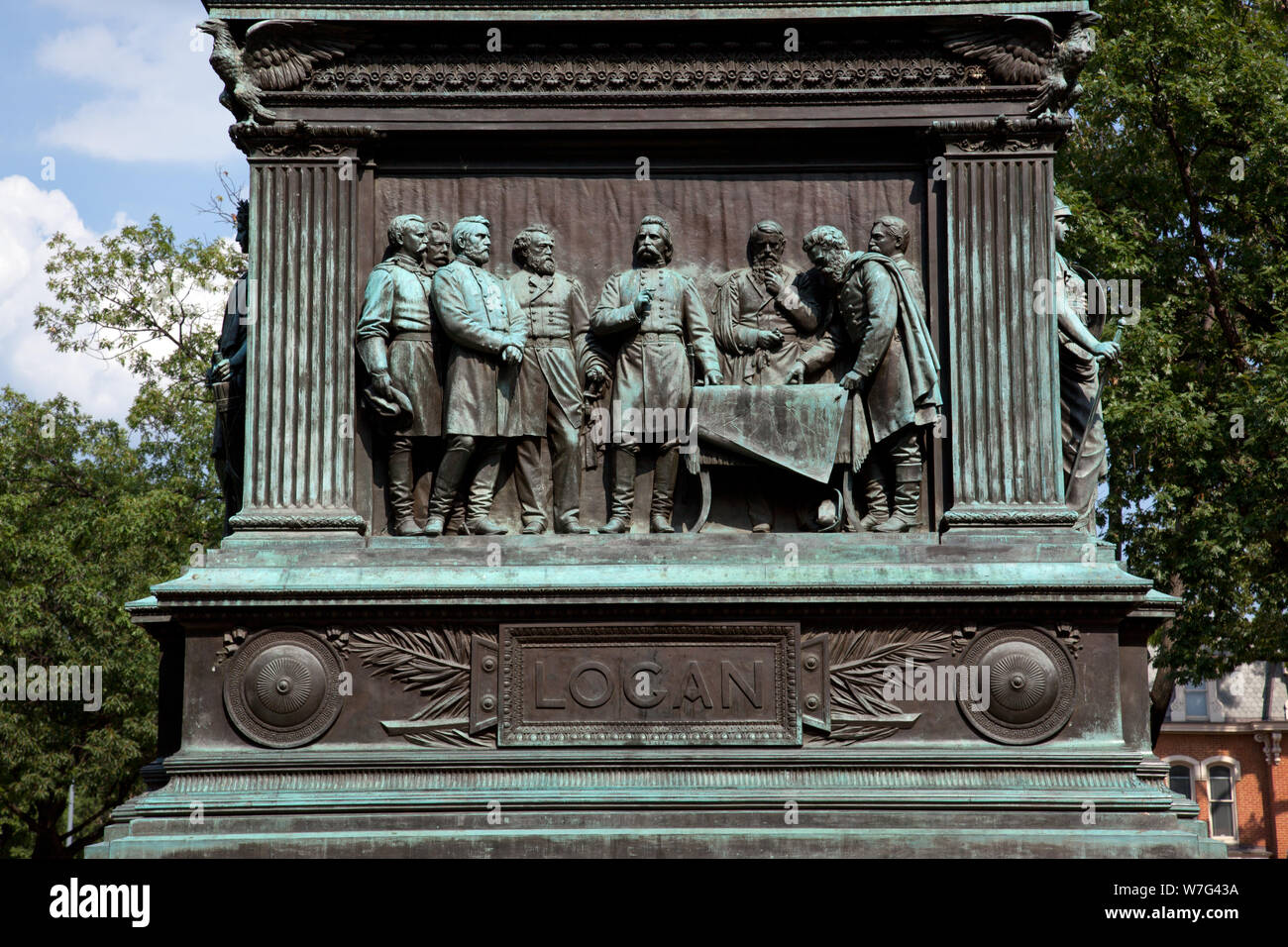 Logan circle and washington hi-res stock photography and images - Alamy
