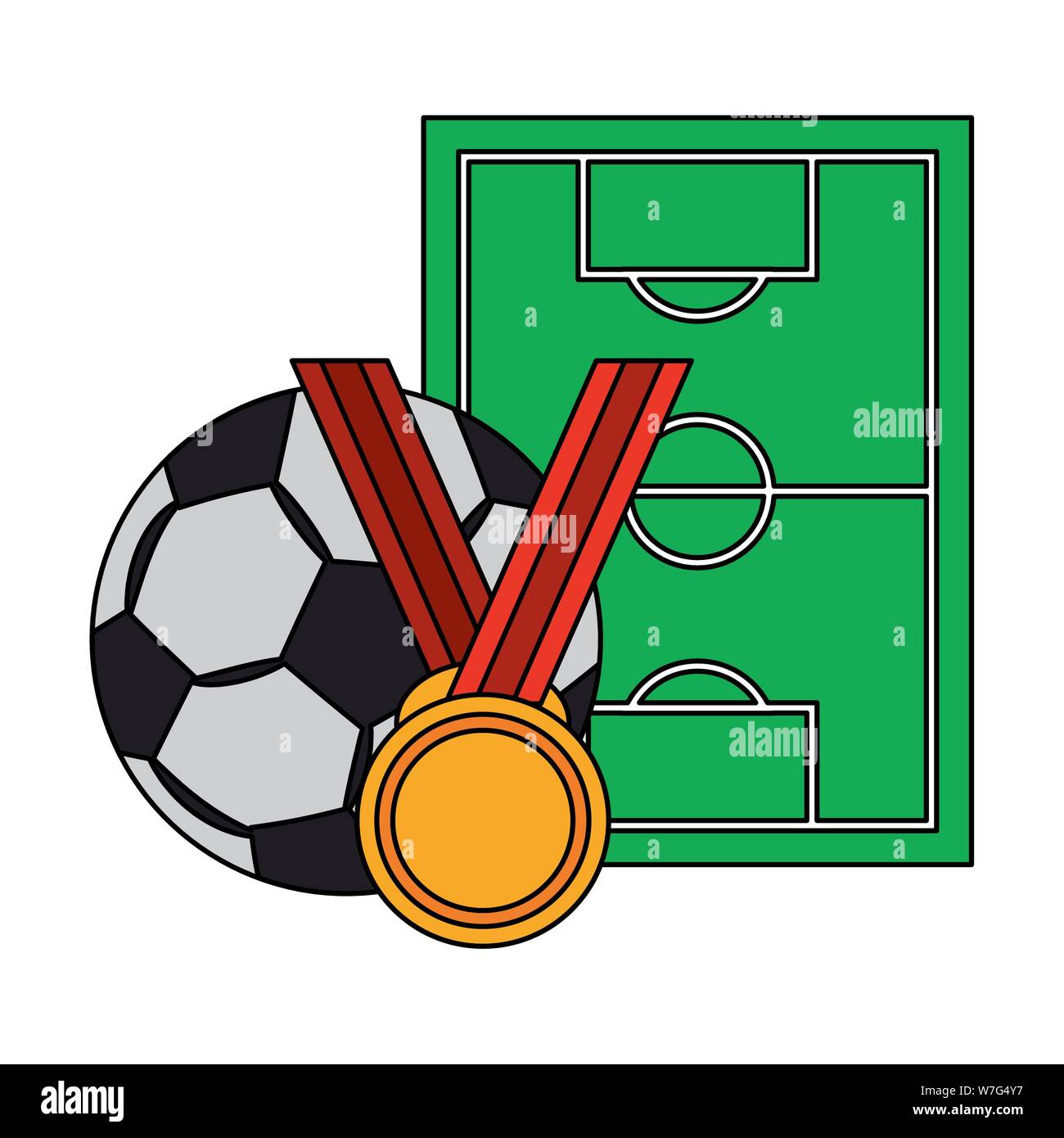 soccer football sport game cartoon Stock Vector Image & Art - Alamy