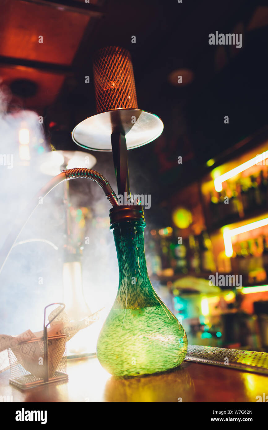 Man smoking nargile water pipe hi-res stock photography and images - Alamy