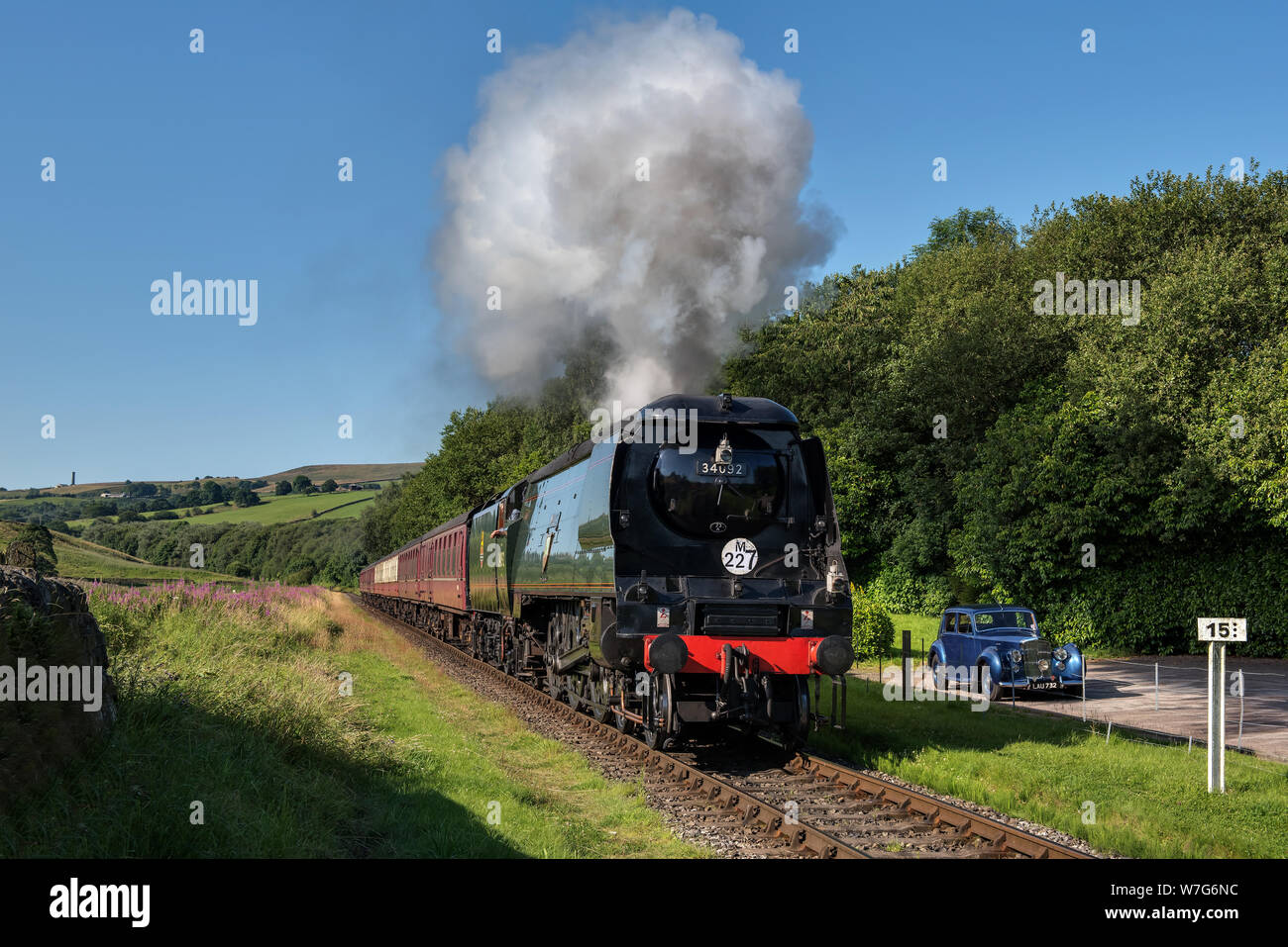 City of wells departs Irwell Vale Stock Photo - Alamy