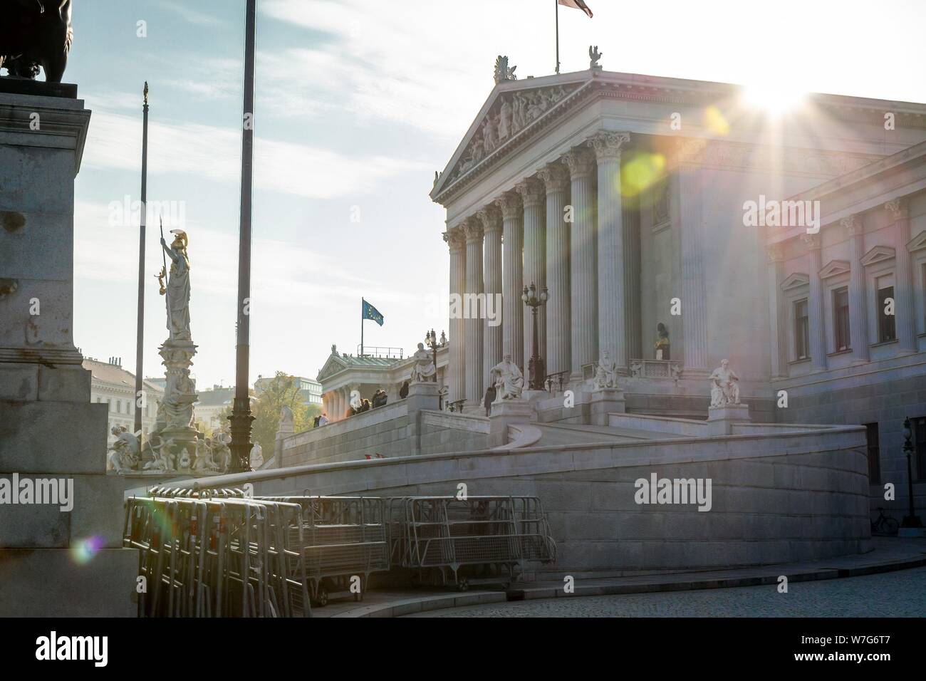 Austria: Parliament Building on Ringstraße, Vienna.Photo from 1 ...