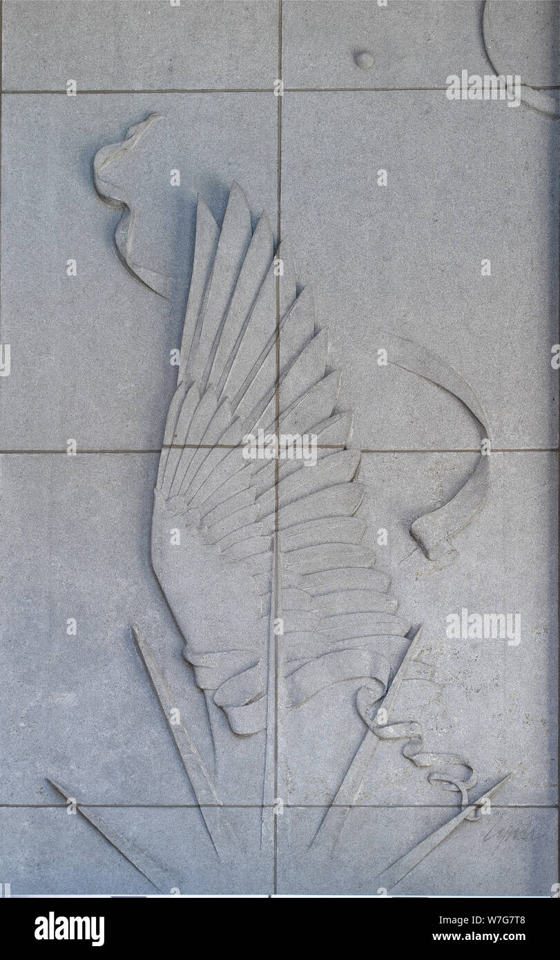 Architectural art American Song at Ted Weiss Federal Building, New York ...