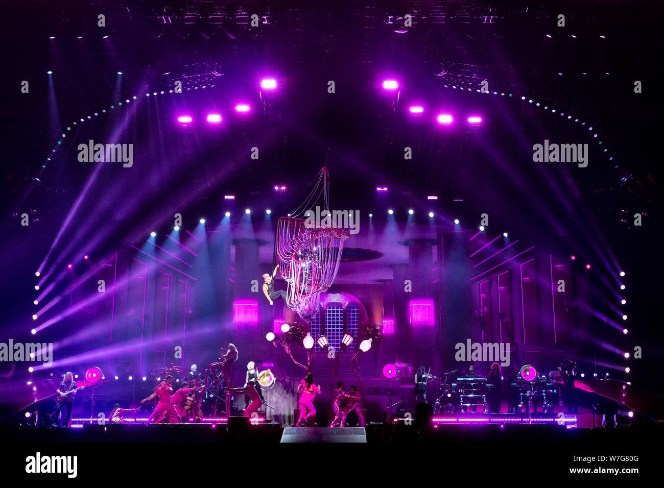 Oslo, Norway. 05th Aug, 2019. The American singer, songwriter and ...
