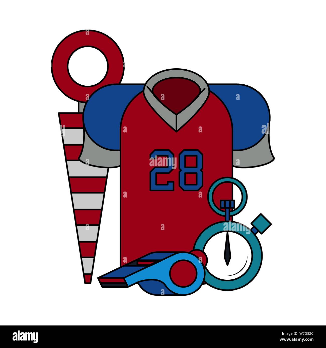 american football sport game cartoon Stock Vector Image & Art - Alamy